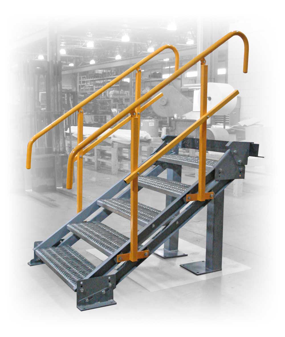 Stairways Platform Crossover Omega Industrial Safety